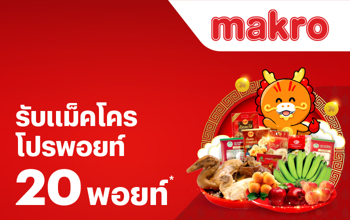โปรโมชัน Makro | ทรูมันนี่ เป็นไปได้ ได้ทุกคน
