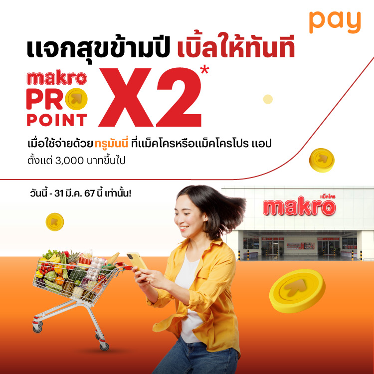 สิทธิพิเศษ สำหรับร้านค้าสมาชิกแม็คโคร ( Makro) ใช้จ่ายด้วยทรูมันนี่ | ท ...