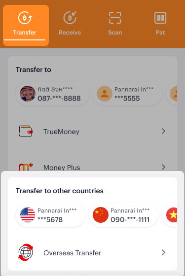 overseas-transfer | ทรูมันนี่ เป็นไปได้ ได้ทุกคน