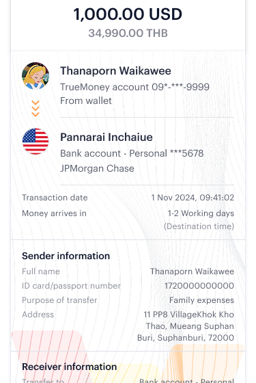 overseas-transfer | ทรูมันนี่ เป็นไปได้ ได้ทุกคน